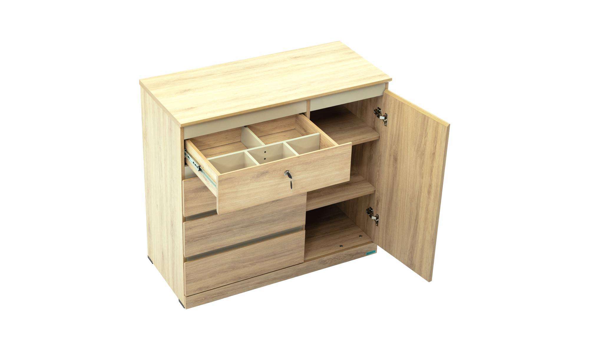 Bestof Chest of Drawer with 4 Drawers & Door | Damro