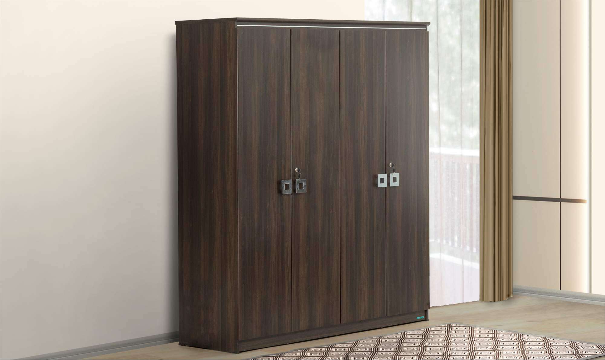 Winchester 4 Door Wardrobe | Damro