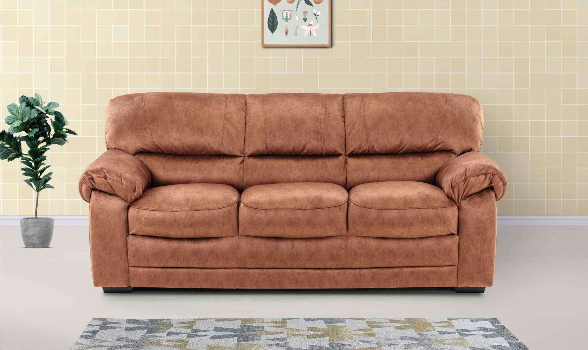 Manila Sofa Set 3+1+1 Seater - Fabric | Damro